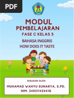 Modul Ajar Taste of Food and Drink Kelas 5 | PDF