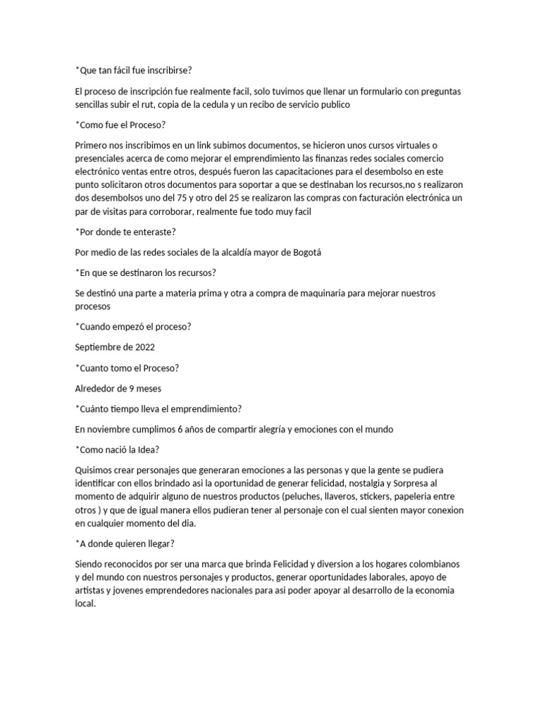 Preguntas y Respuestas Angel Geek | PDF | Iniciativa empresarial