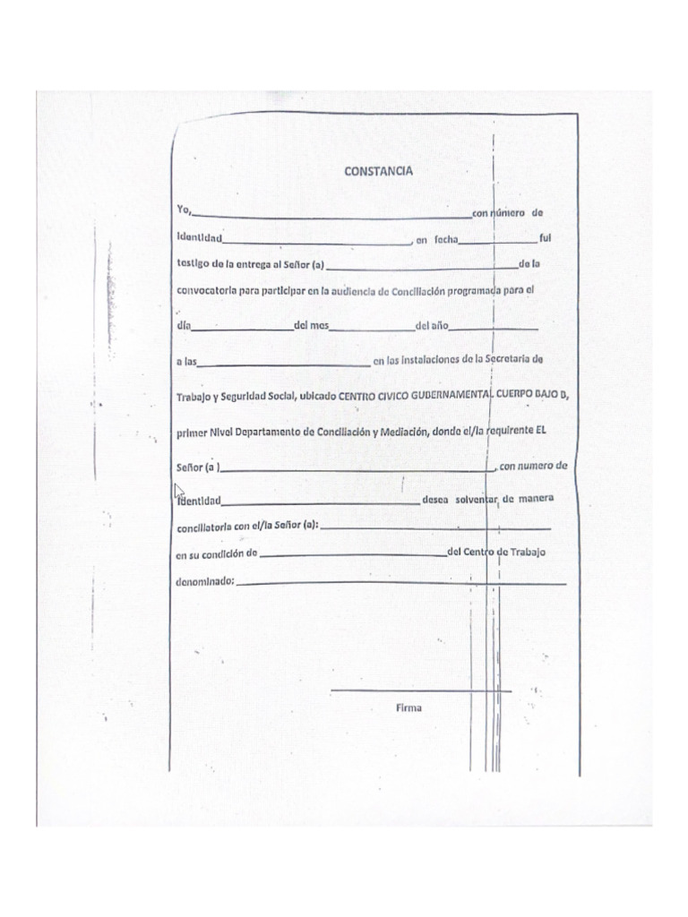 Constancia | PDF