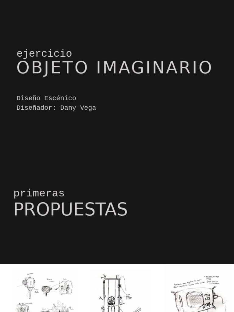 Ejercicio Objeto Imaginario | PDF | Arte