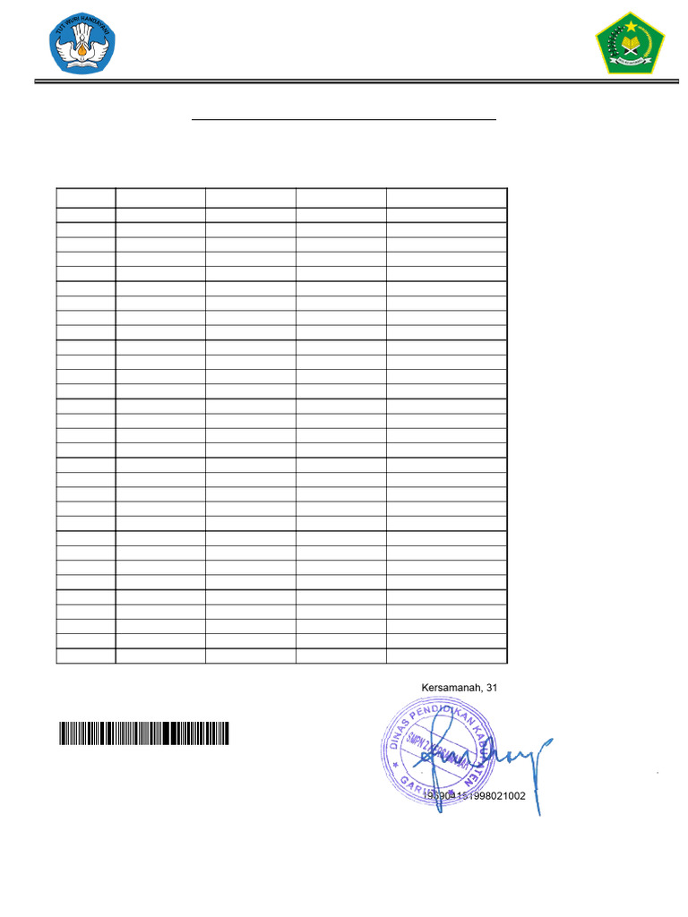 DRAF - KEHADIRAN - GURU - DAN - PENGAWAS Ule Okt | PDF