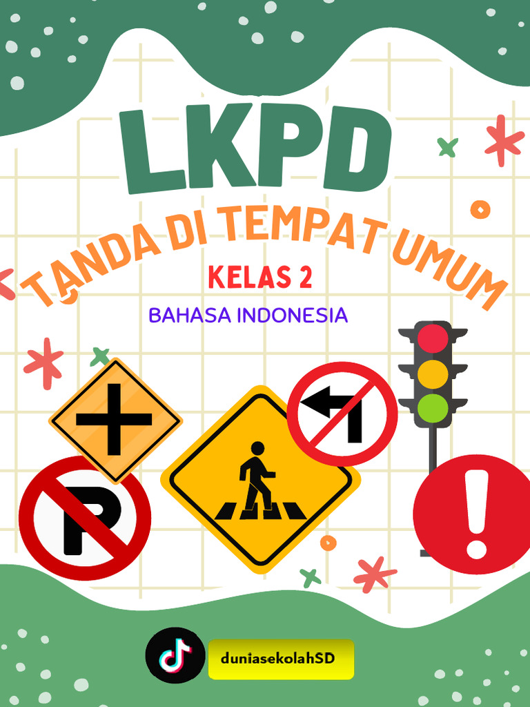 LKPD Tanda di Tempat Umum Kelas 2 | PDF
