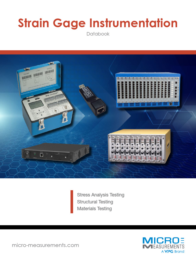 Strain Gage Instrumentation | PDF | Amplifier | Power Supply