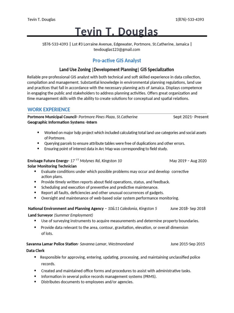 Digicel Resume | PDF | Geographic Information System | Computing