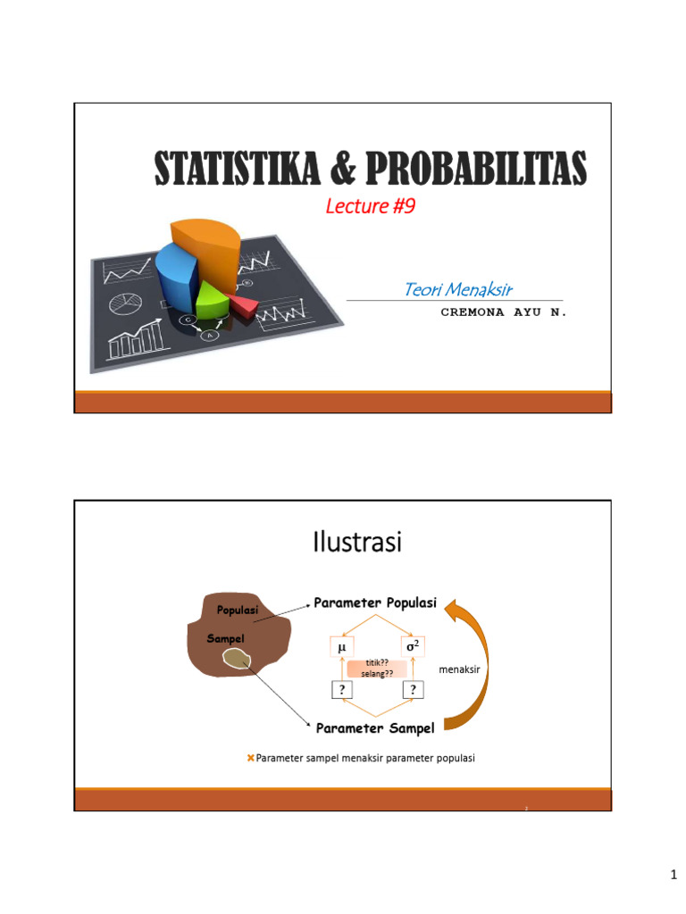 w10 - Teori Menaksir | PDF