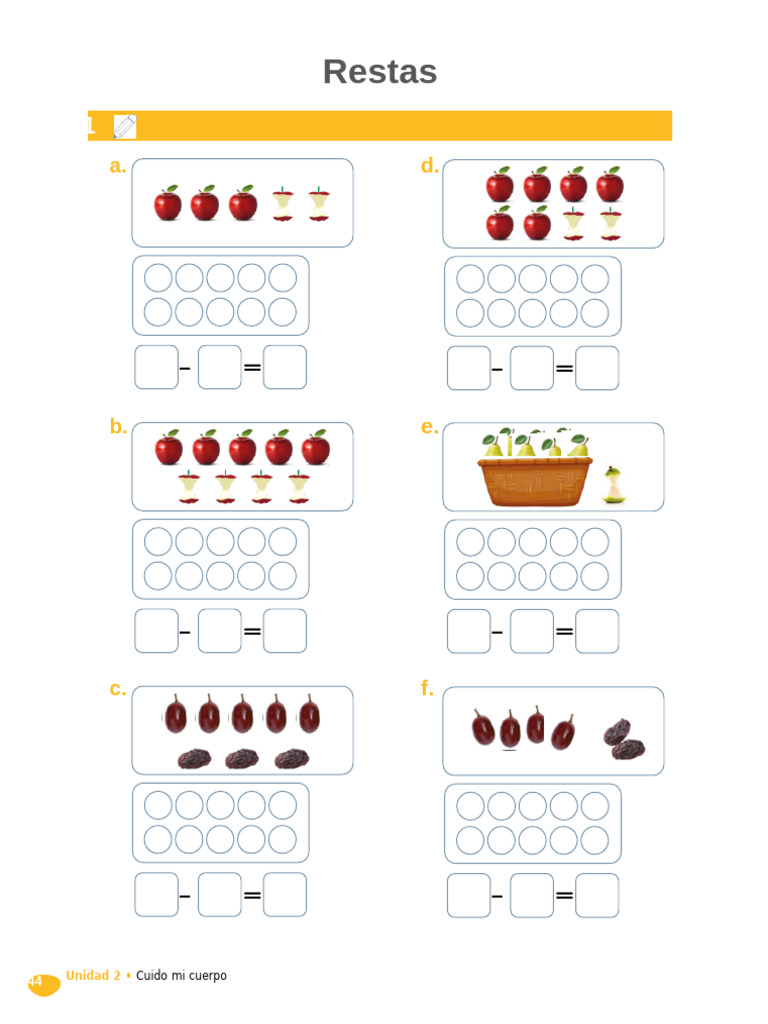 Basic Subtraction Exercises | PDF