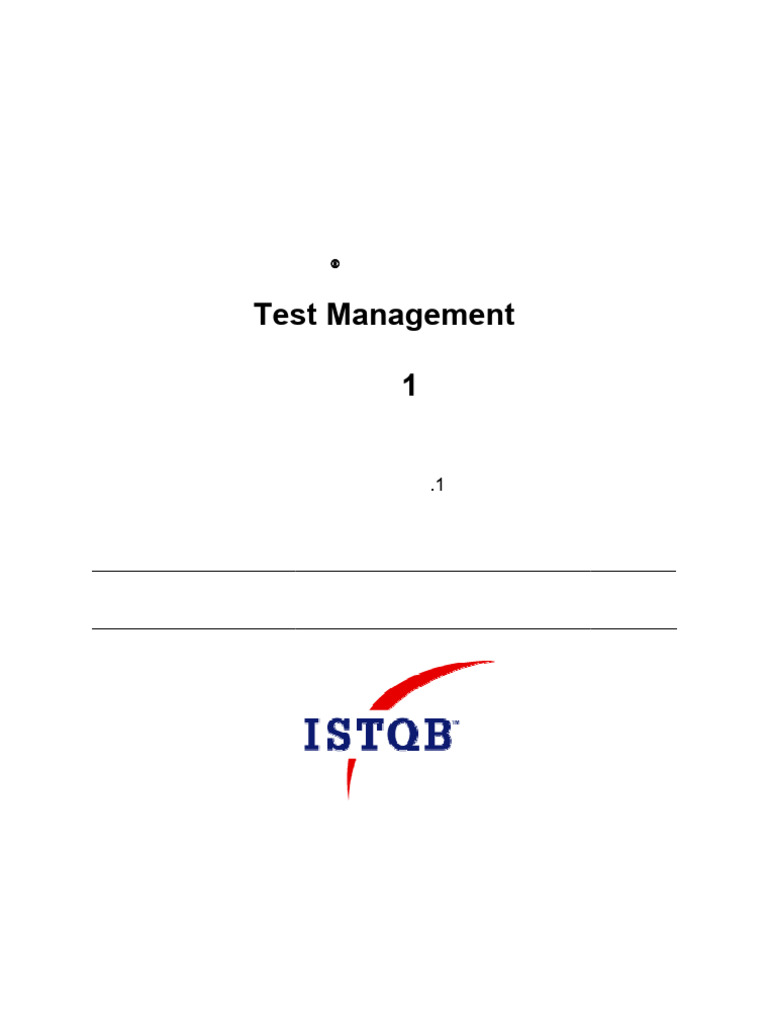 ISTQB CTEL-TM Sample-Exam-A-Questions v1.0.1 k4IOiqE | PDF | Software ...