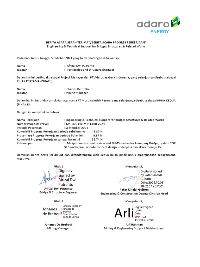 Engineering Progress Report | PDF