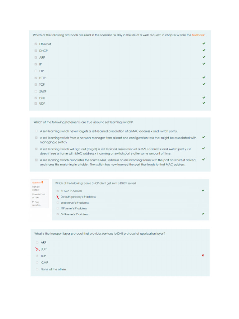 Network Computer Quiz | PDF