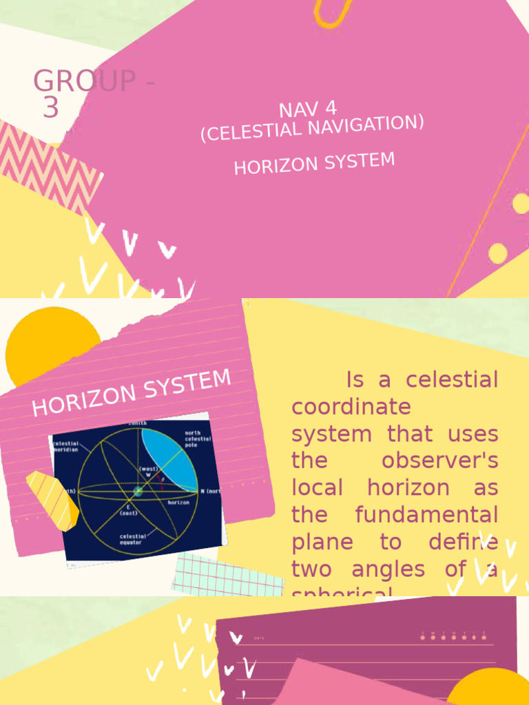 Horizon System Group 3 | PDF | Horizon | Navigation