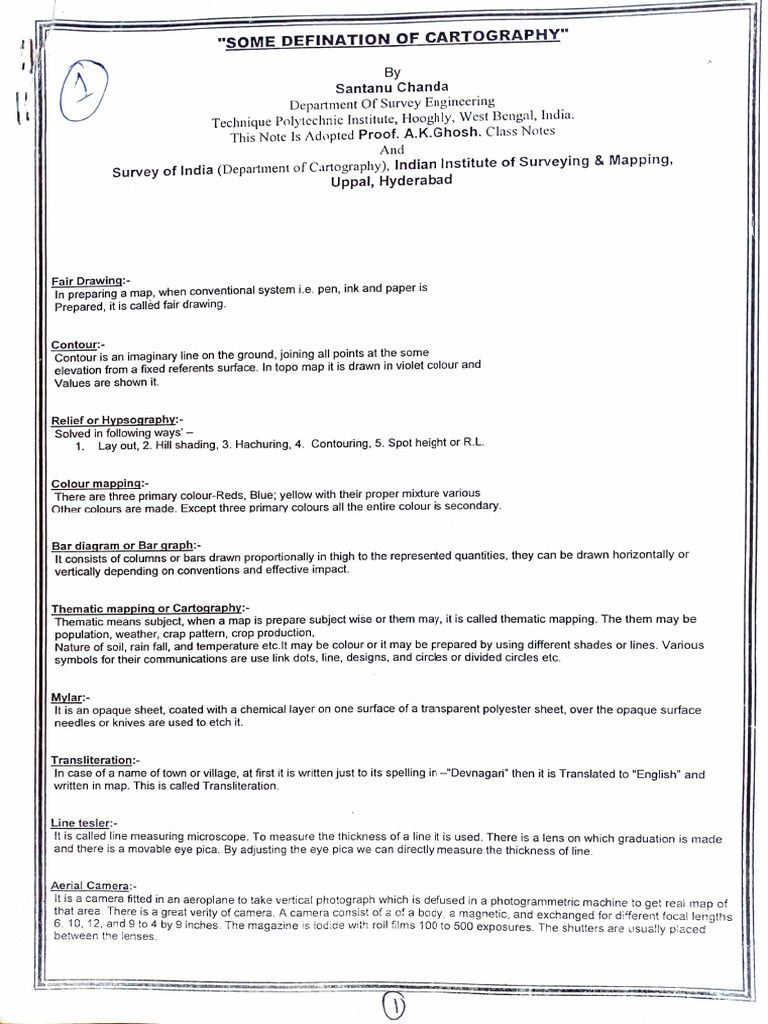 Cartography Note 2 - English | PDF