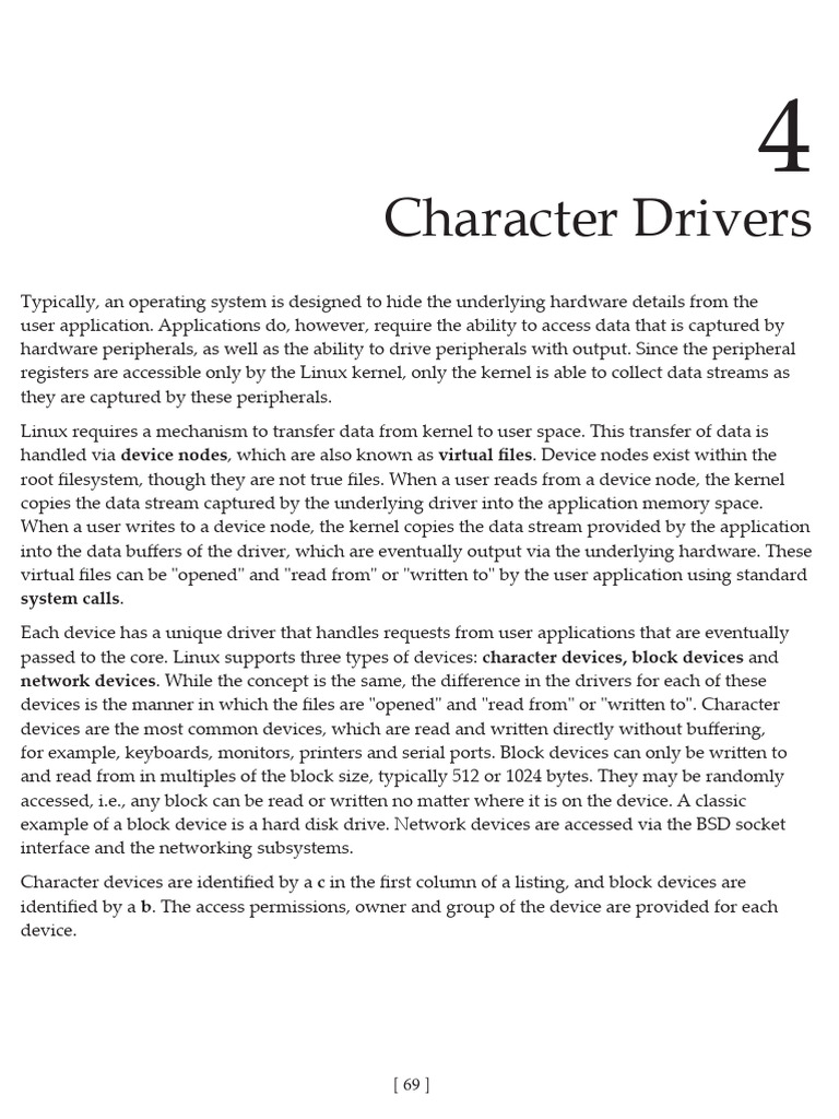 Chapter4 | PDF | Device Driver | Computer Science