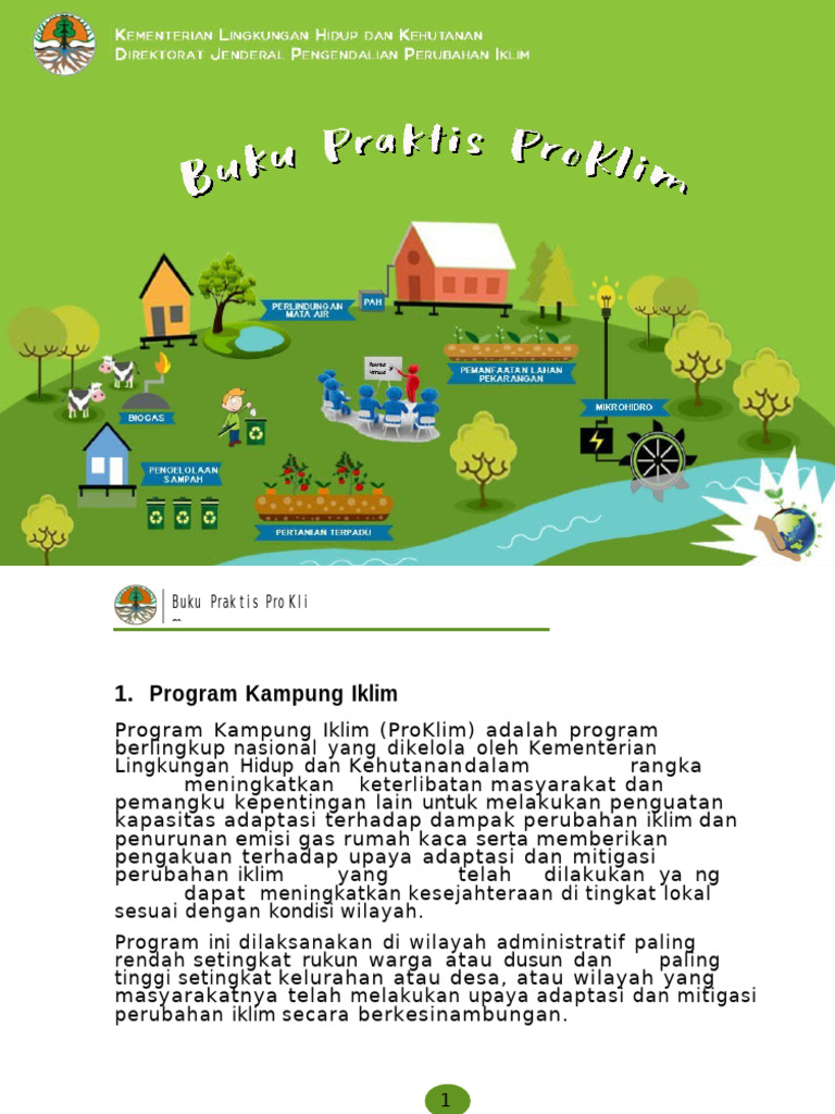 Buku Praktis Proklim | PDF