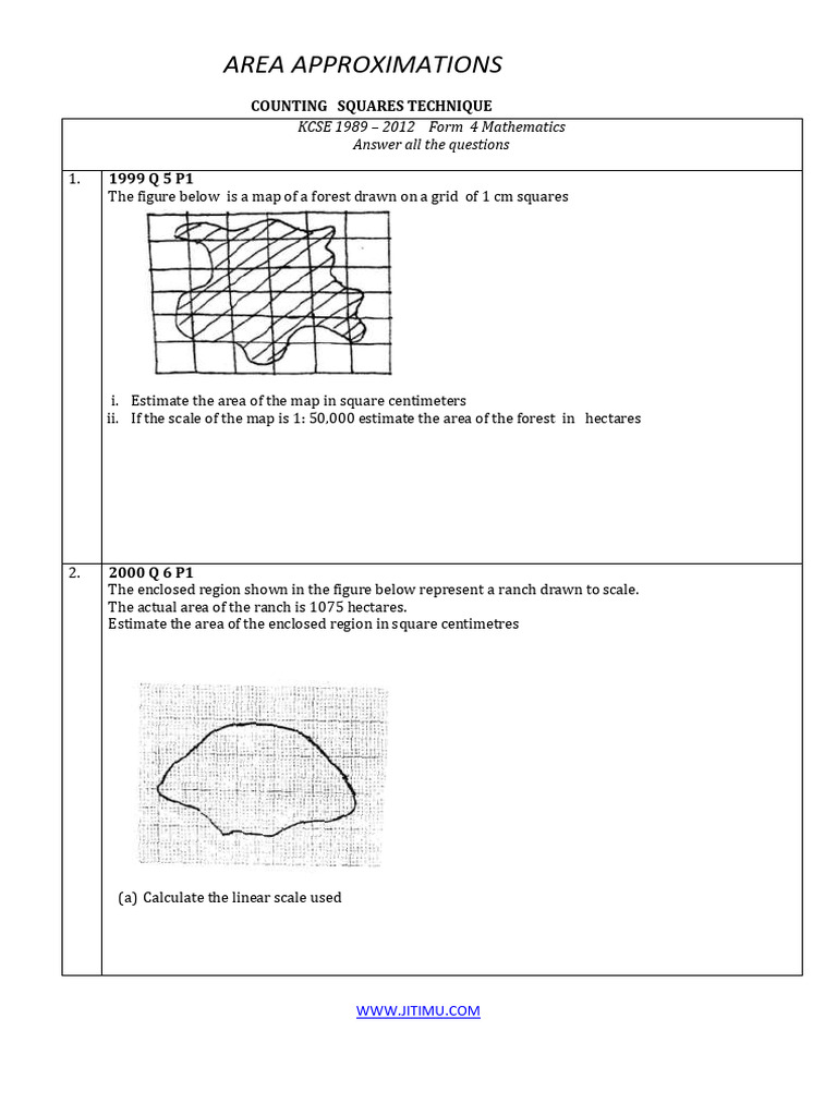 Area-approximations | PDF | Area | Coordinate System