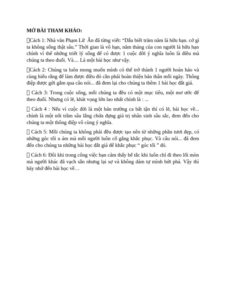 M Bài Tham KH o | PDF