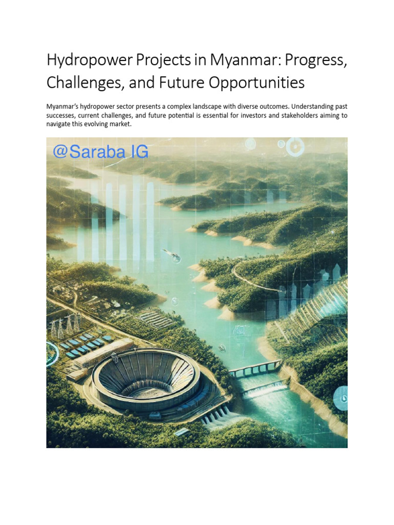 Myanmar Hydropower: Projects & Insights | PDF | Hydroelectricity ...