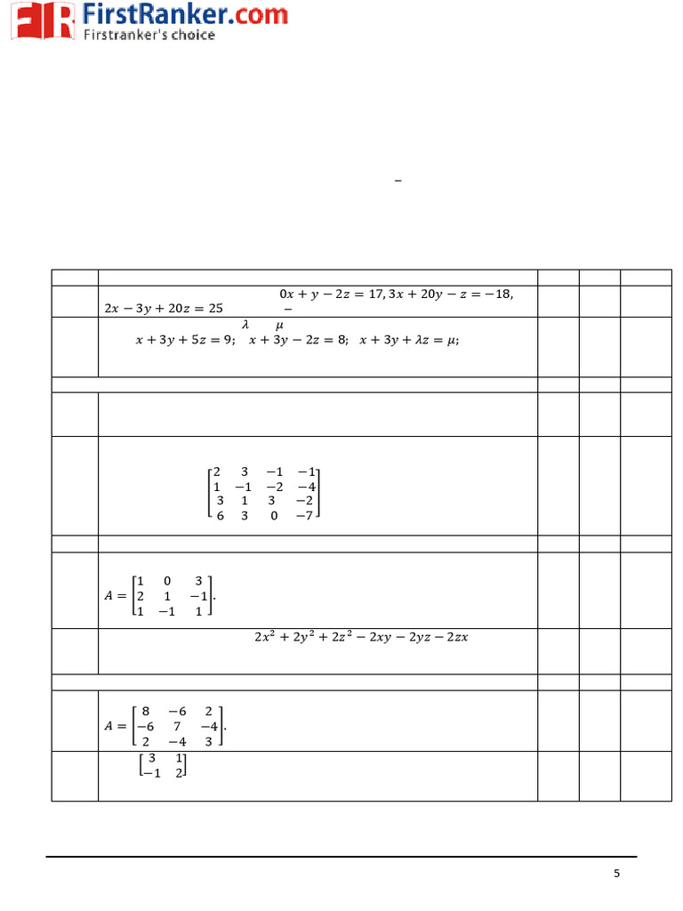 Regular m1 | PDF | Eigenvalues And Eigenvectors | Matrix (Mathematics)