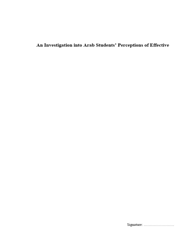 Full Thesis Saleh Mohamed Saafin | PDF | Learning | Cognition