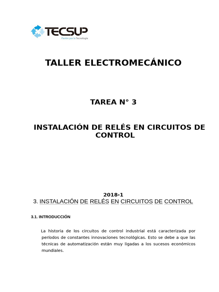 Tecsup | PDF | Relé | Inductor
