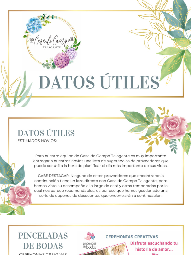 Datos Utiles 2023 - 2024 | PDF