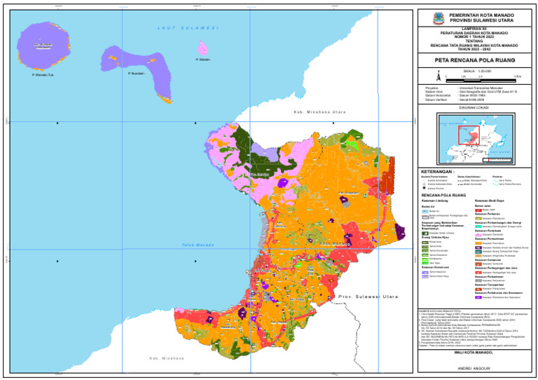 Peta Rencana Pola Ruang | PDF