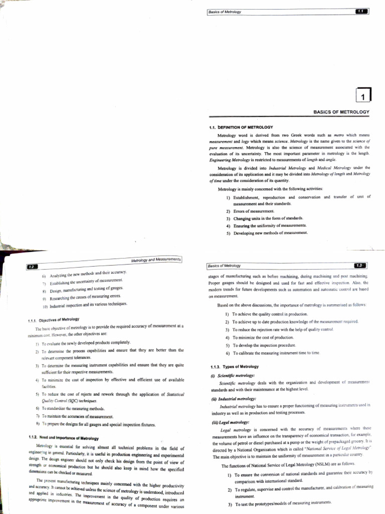 Understanding Metrology Basics | PDF | Metrology | Measurement