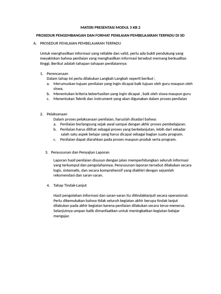 Modul 5 KB 2 Bagian A | PDF | Bisnis