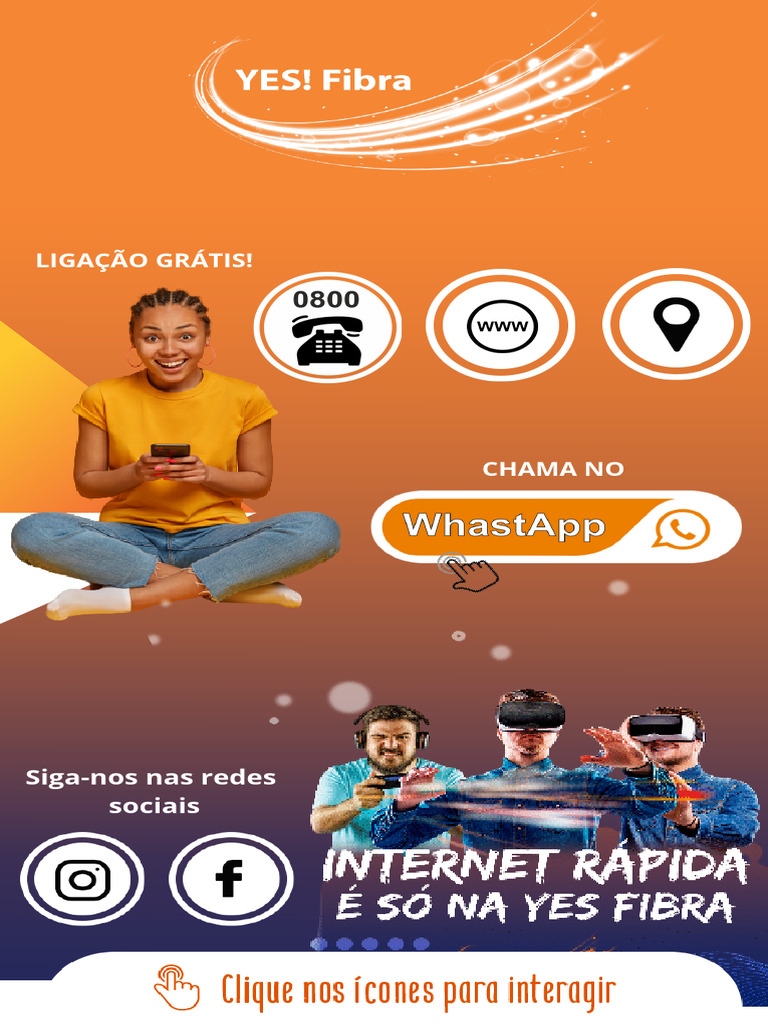Cartão Digital Yes Fibra | PDF