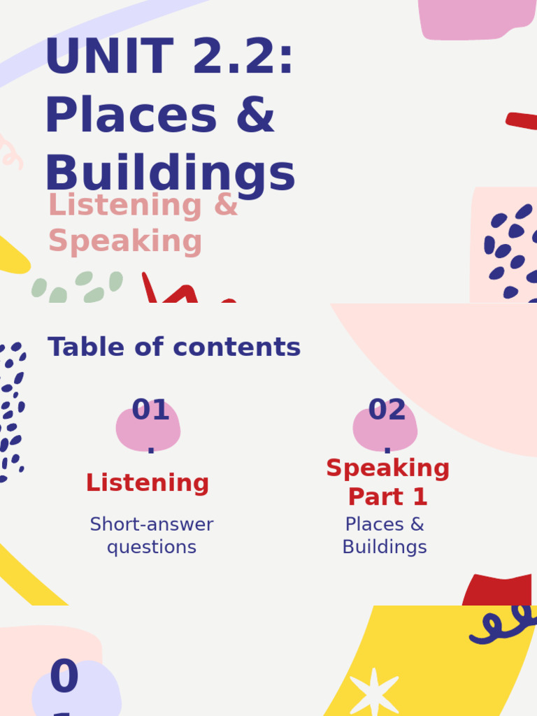 UNIT 2.2 - Listening & Speaking | PDF | Question | Preposition And ...
