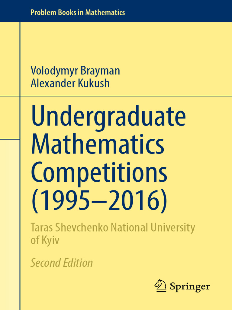 (Problem Books in Mathematics) Volodymyr Brayman, Alexander Kukush ...