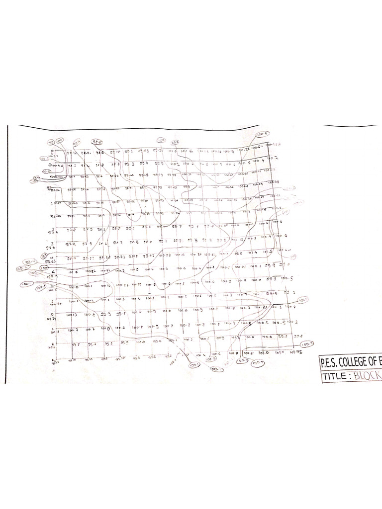 Block Contouring Drawing Sheet | PDF