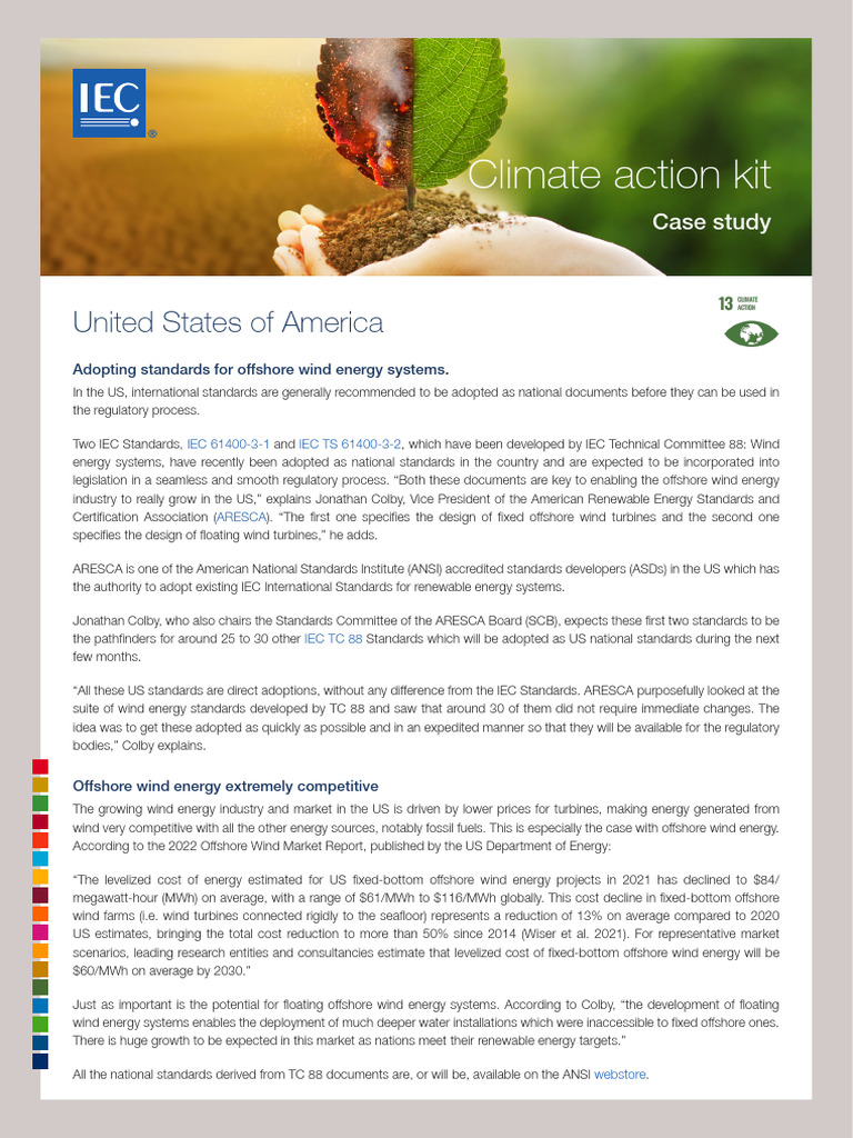 Iec 2022 Climate Action Kit Us 1 | PDF | Wind Power | Offshore Wind Power