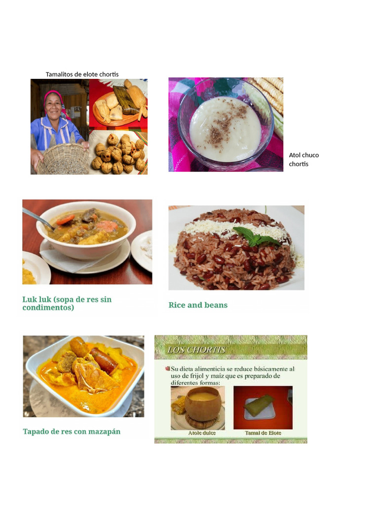 comidas tipicas | PDF