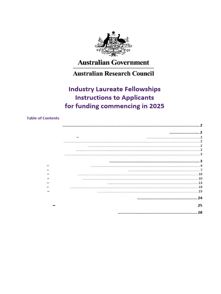 IL25 Instructions To Applicants | PDF