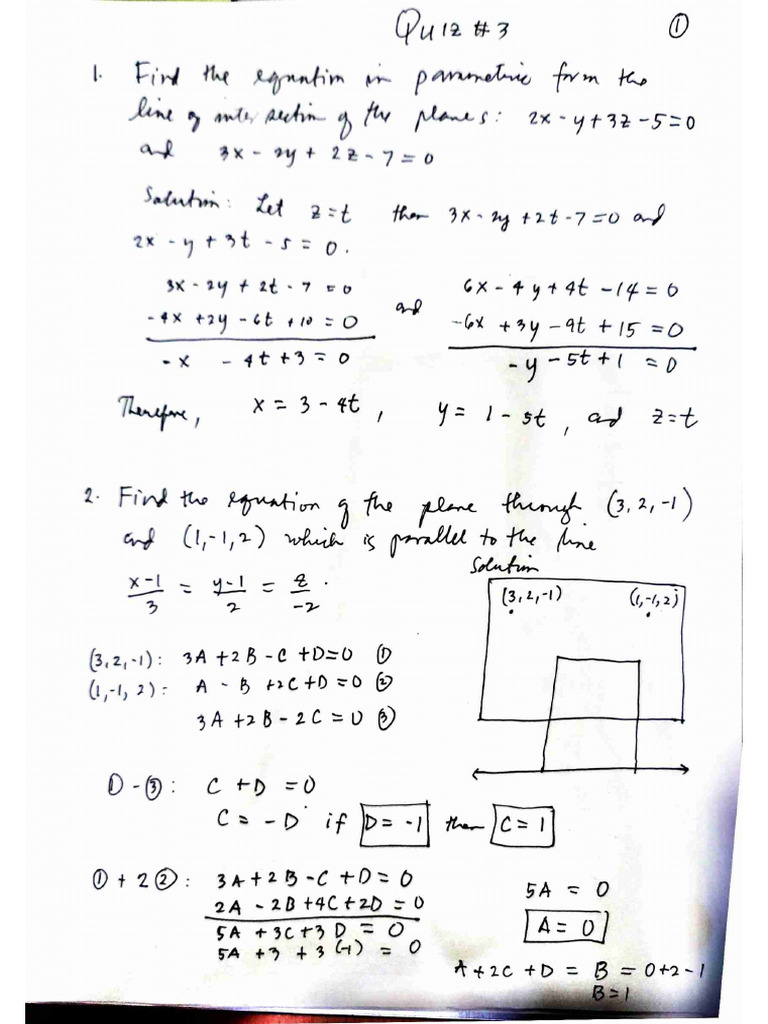 Answers To Mat070 Quiz 3 | PDF