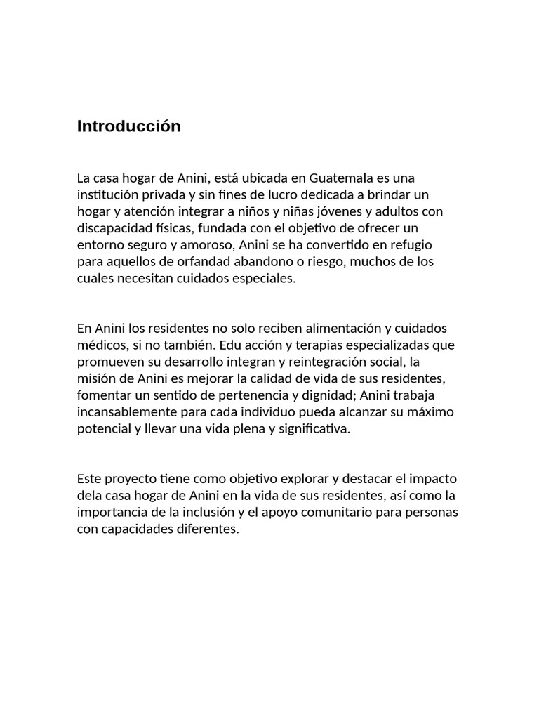 Introducción Anini | PDF