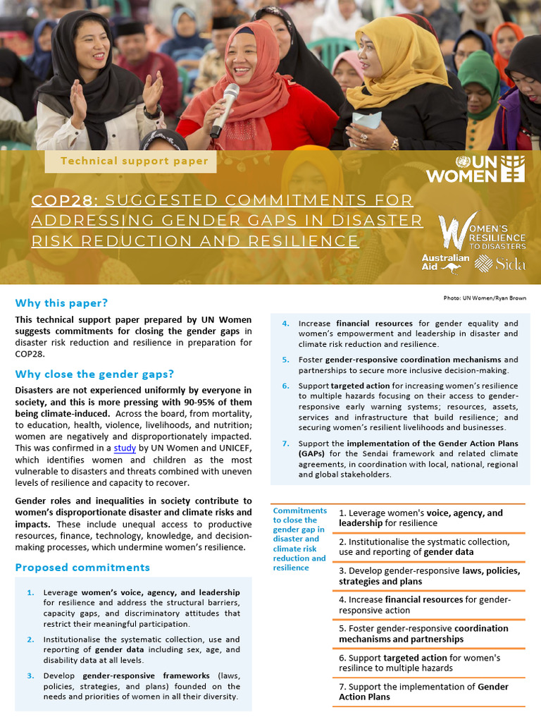 LATEST-UN WOMEN - Gender Equality - Risk and Resilience - Support Paper ...