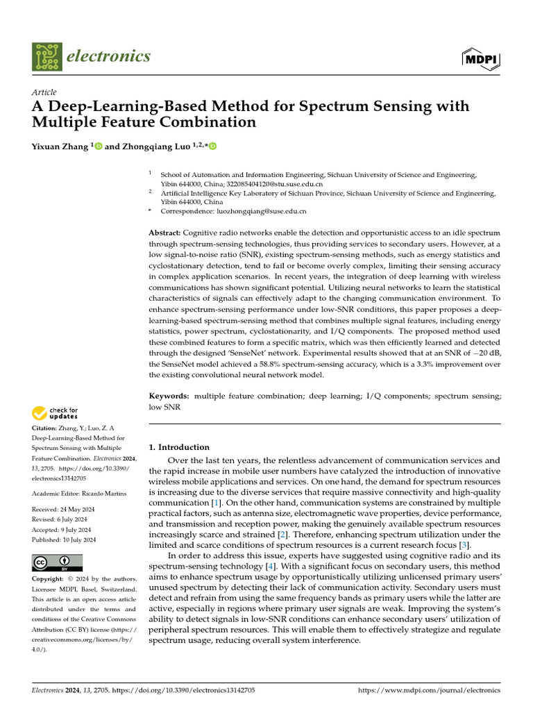 A Deep Learning Based Method For Ss With Multiple Featrue Combination ...