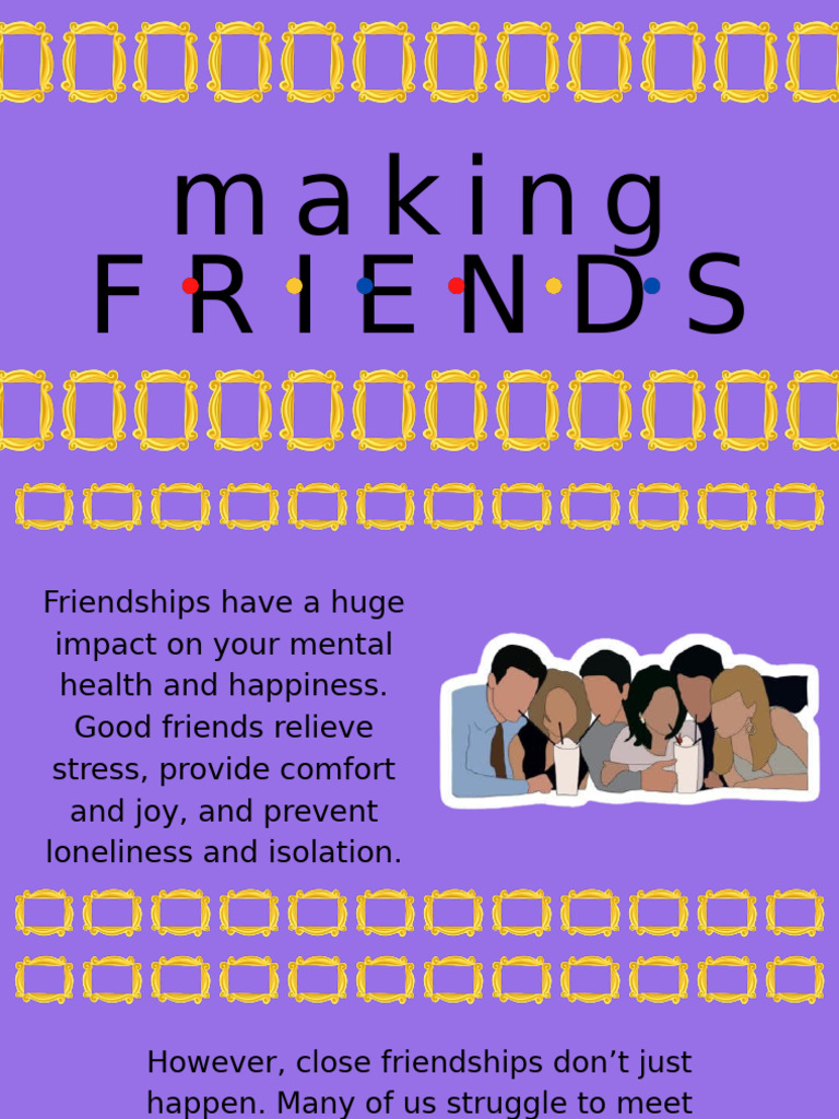 Making Friends | PDF | Friendship | Social Psychology