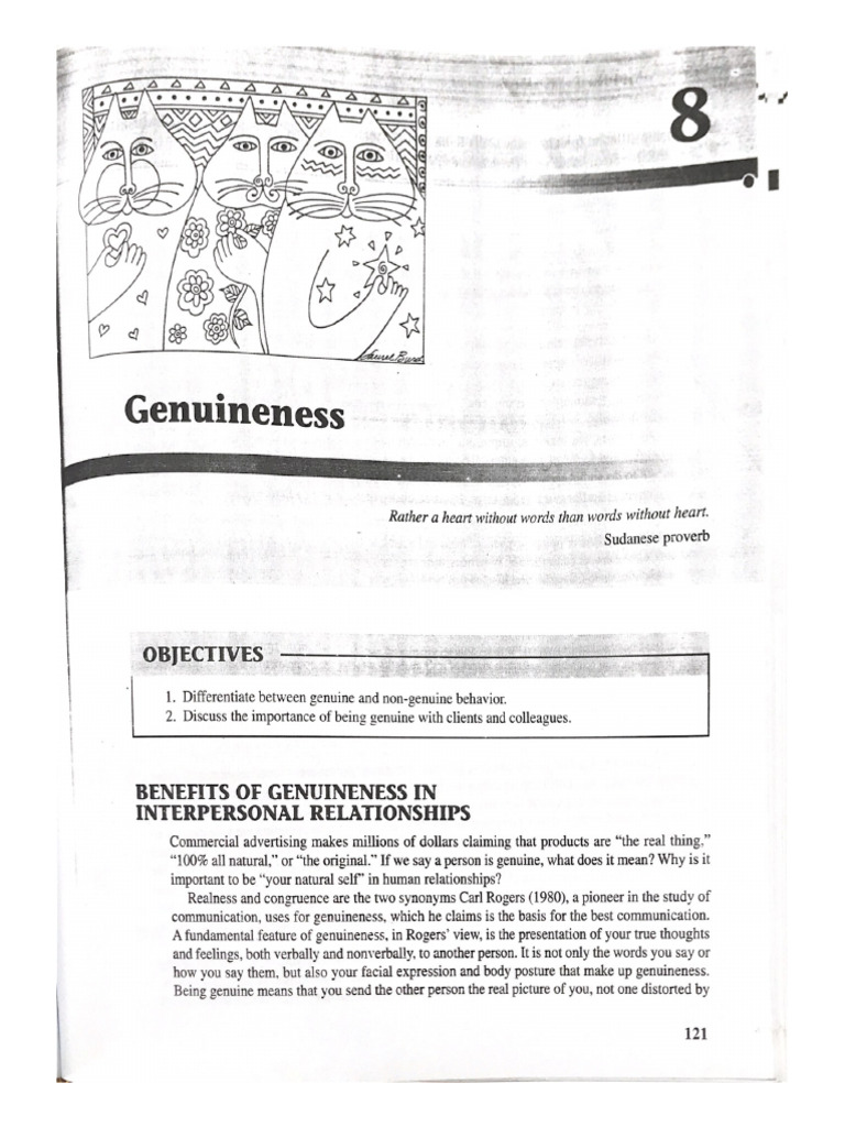Building Relationship Genuineness | PDF