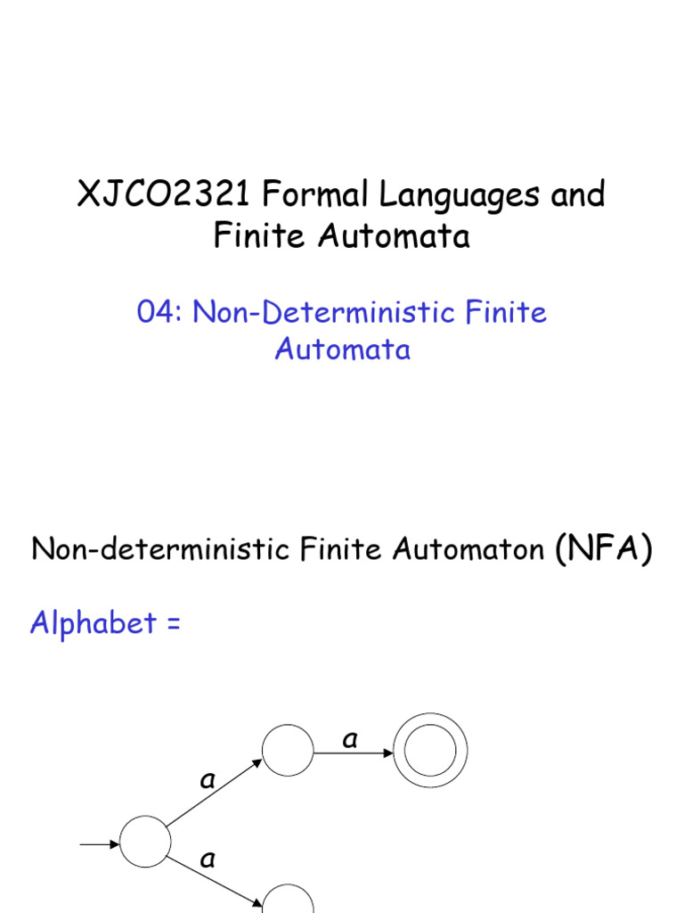 Lect 04 | PDF | Theory Of Computation | Models Of Computation
