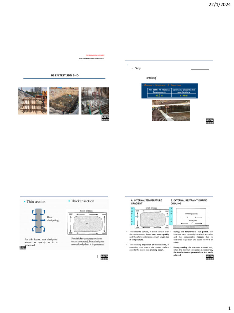 Concrete Temperature Monitoring Sbr Nexus Pdf Concrete Cement