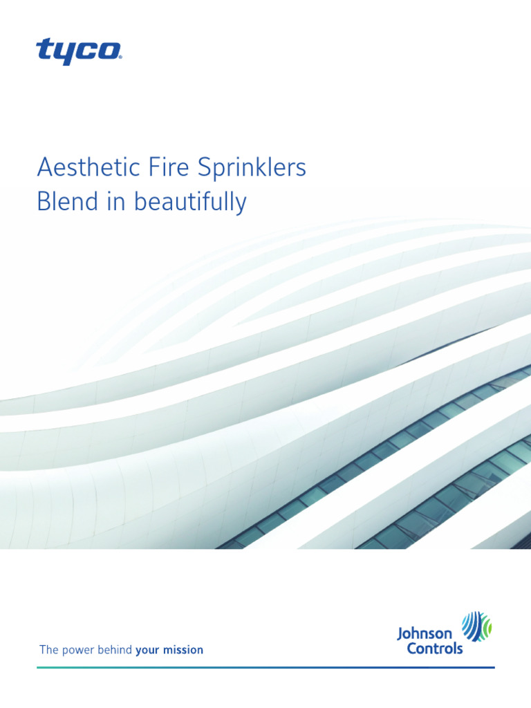 JC Aesthetic Sprinkler Brochure Final US Letter SinglePage | PDF | Fire ...