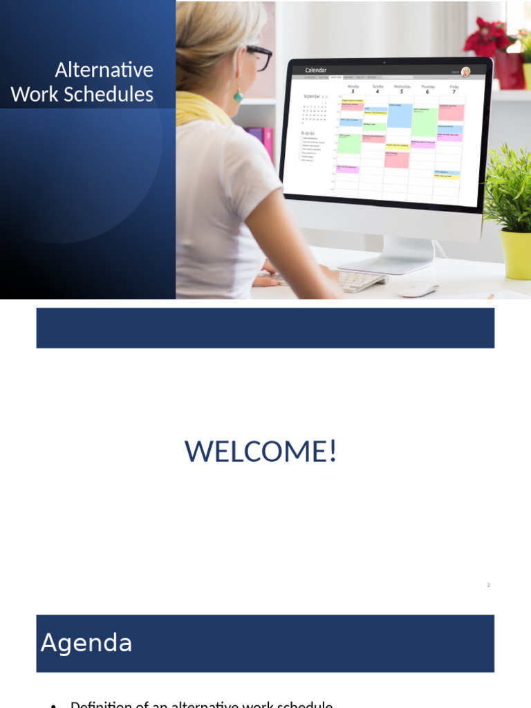 presentationsPPT Alternative Work Schedules | PDF | Working Conditions | Working Time