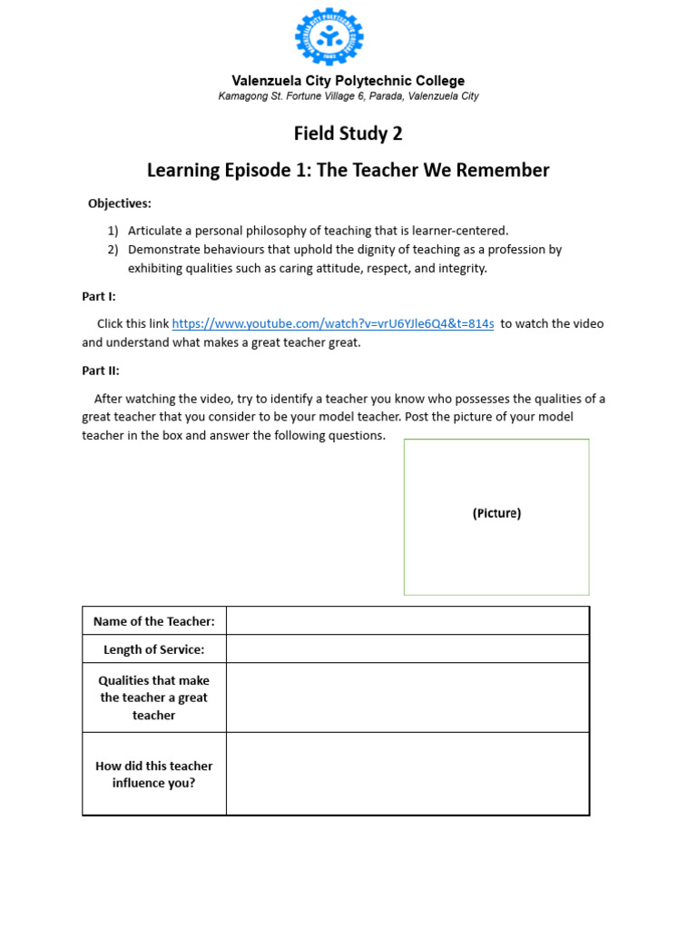 Fs2-Learning Episode 1 | PDF