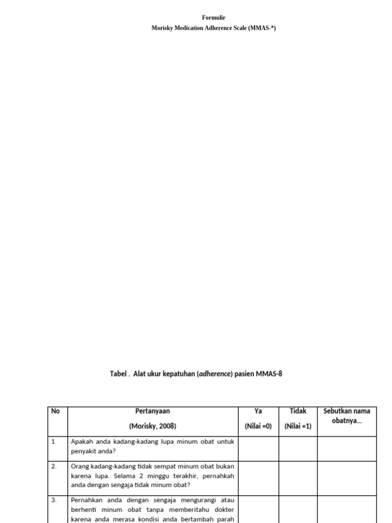 QUISIONER | PDF | Pengembangan Diri