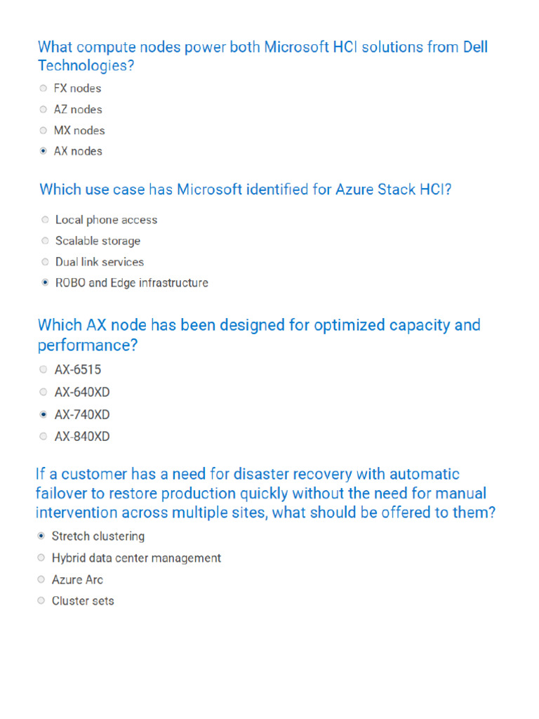 Azure Stack HCI Technical Overview Ass | PDF
