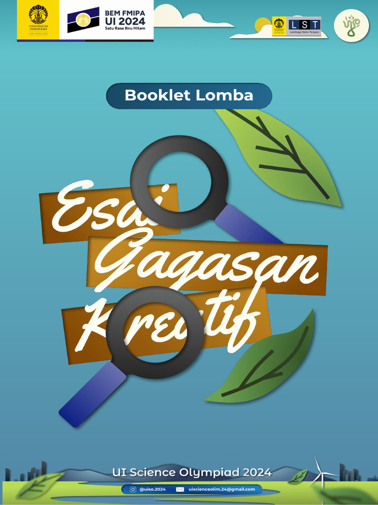 Booklet Lomba Esai Gagagasan Kreatif | PDF
