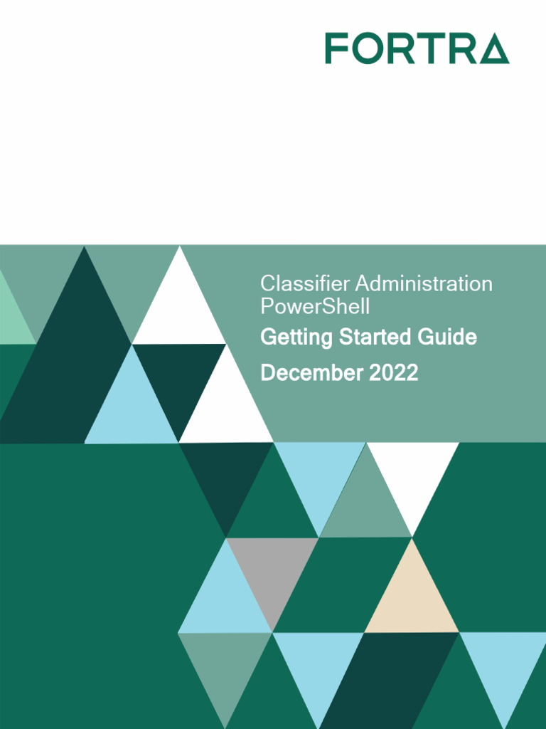 Classifier Administration PowerShell Getting Started Guide | PDF ... Classifier Administration PowerShell Getting Started Guide | PDF ...