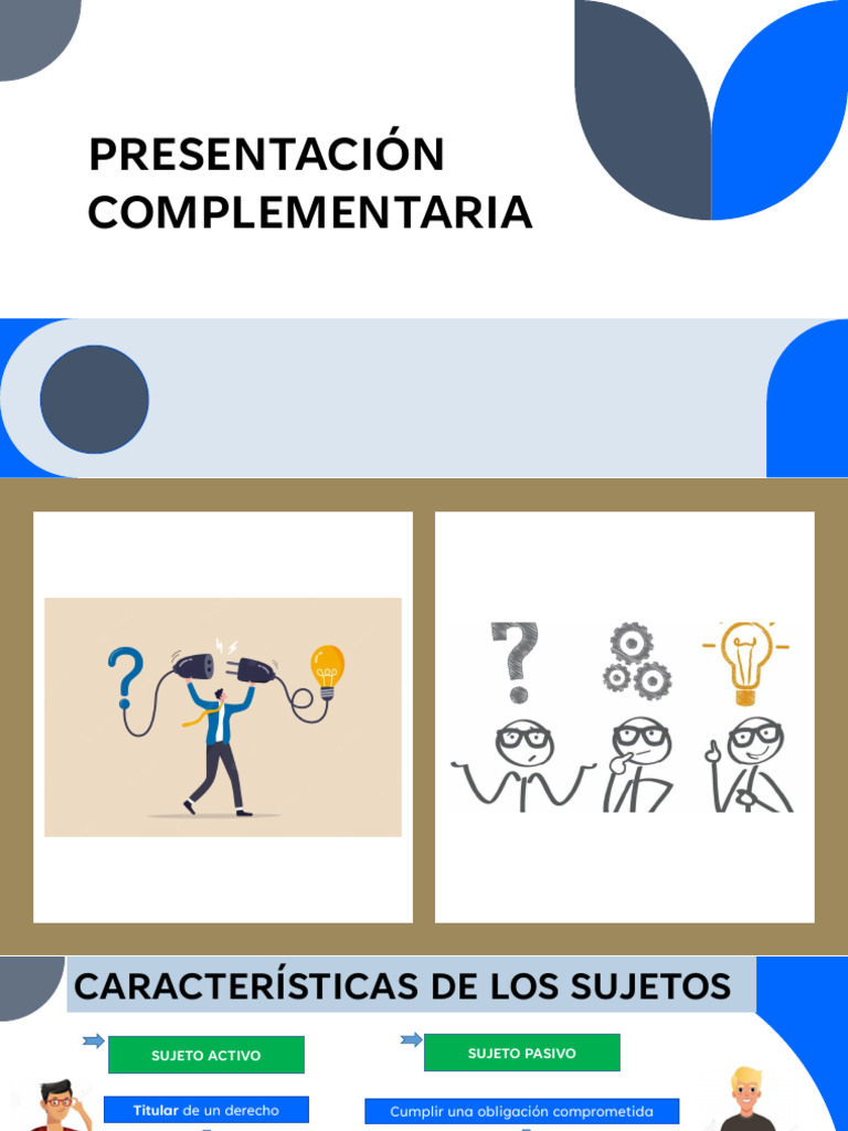 Presentación Complementaria | PDF | Derecho privado | Ley común